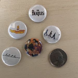 The Beatles | Accessories | Rare The Beatles Pin Back Button Set | Poshmark